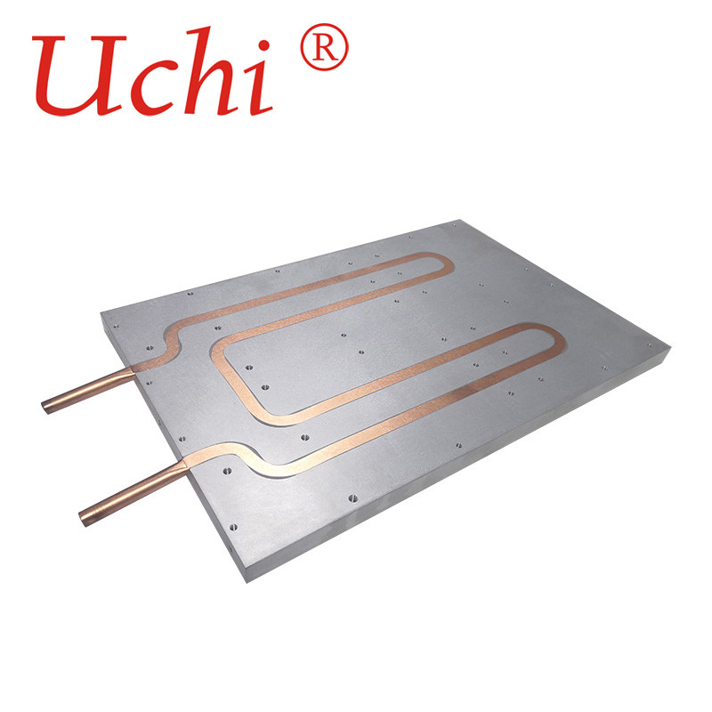 Heat Pipe Pressed Liquid Cooling Plate , Laser Equipment Chill Plate