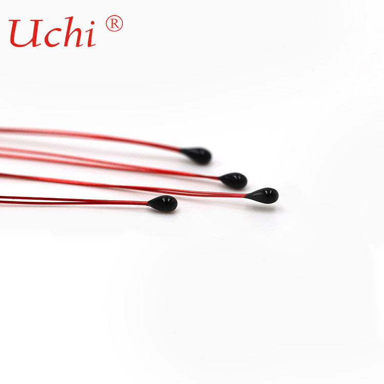 Epoxy Resin Package NTC Thermistor , Coated Solid State Temperature Sensor