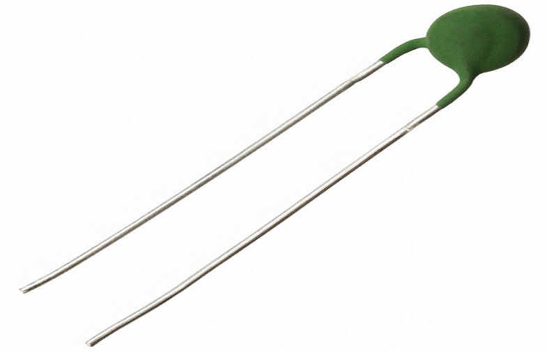 Mini Radial Leaded 12 ohm PTC Thermistor , Vishay BC Components