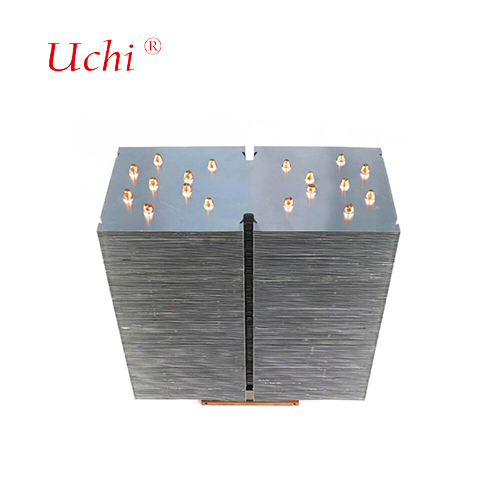 1500W LED Heat Sink - 5 Zipper Fin Cooling Module