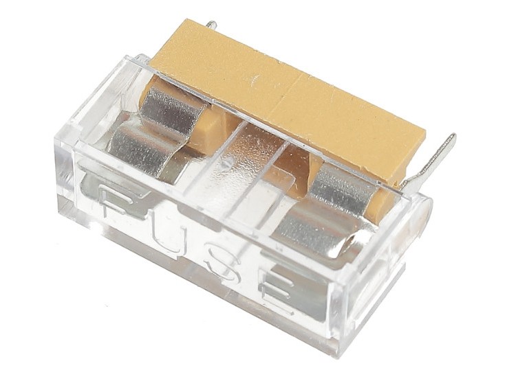 5x20mm 2 Pins Glass Fuse Clip PTF-15 10A 250V BFH-15 With 22mm Pitch ...
