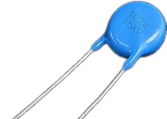 High Voltage Disc Ceramic Capacitors , Disc Shape 221K Capacitor