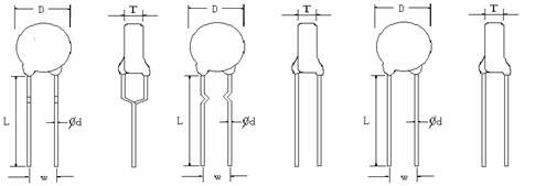 1000V High Voltage 1k ohm PTC Thermistor For LED Over-current Protection