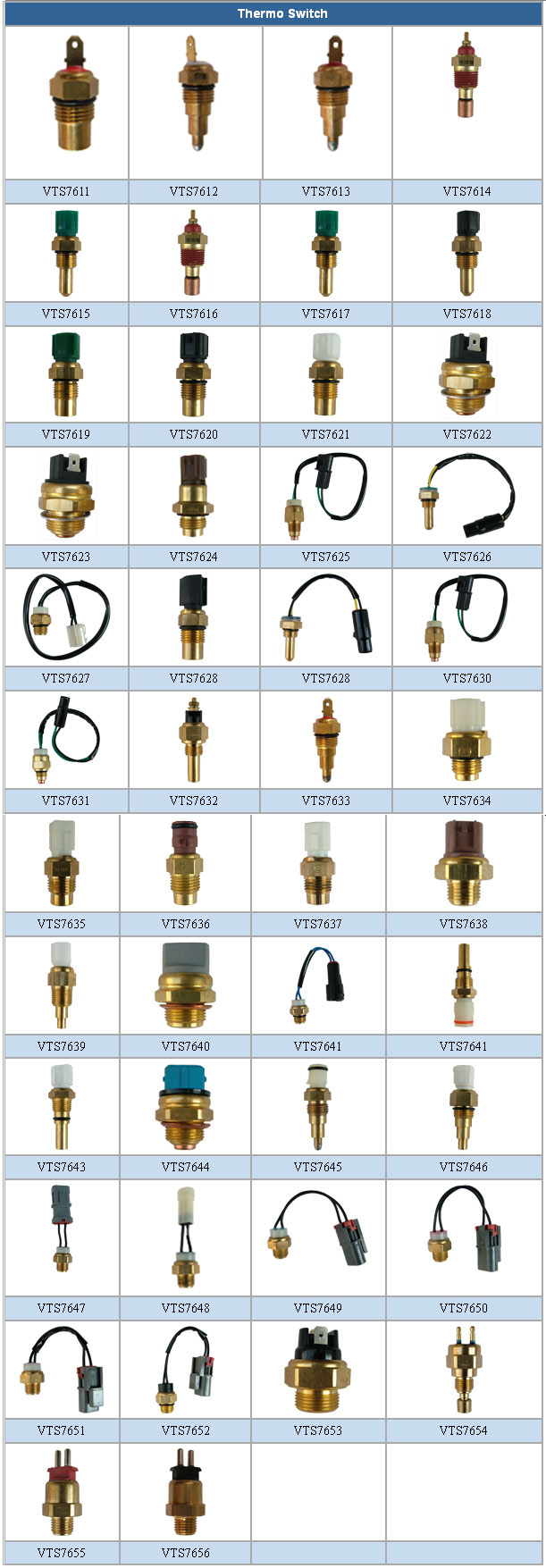 VTS Series NTC Temperature Sensor Vehicle Temperature Sensor & Thermo ...