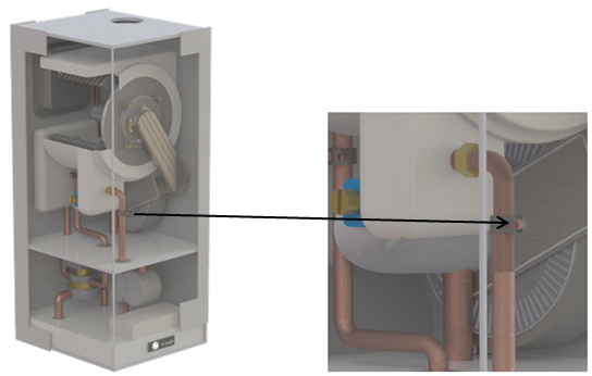Industrial HVAC Pipe Clip Temperature Sensors With Surface-Mount ...