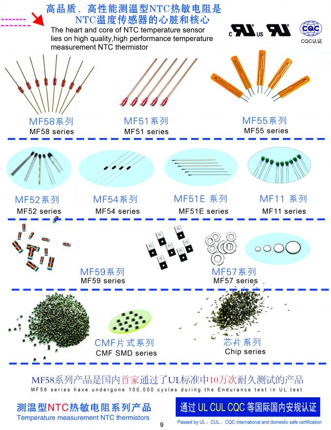 Epoxy Pearl Shape 2K2 2.7KOhm NTC 3950 Thermistor High Accuracy