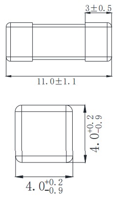 477 Series Brick Type Time Delay Surface Mount Fuse 1140 15-60A 72V 60V ...