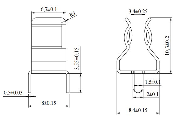 Copper Tin Plated PCB Mount Fuse Clip For 6x30mm Glass / 6.32x32mm ...