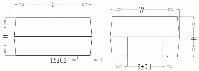 Original 3225 SMD Varistor , 3225K201 21S Metal Oxide Varistor MOV ZOV