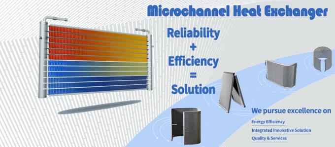 Refrigerator Parallel Flow Microchannel Heat Exchanger Condenser